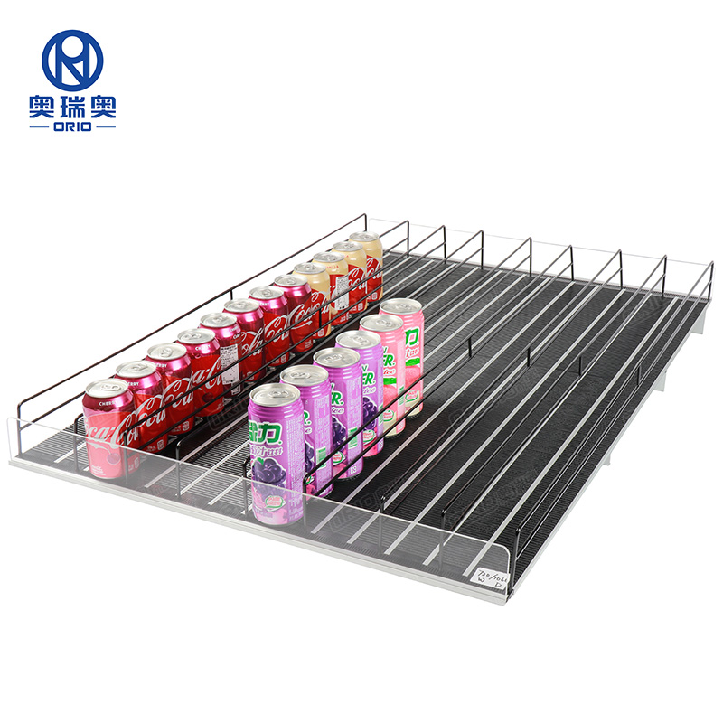 China Gravity Feed Roller Shelf System Sliding shelf for supermarket ...