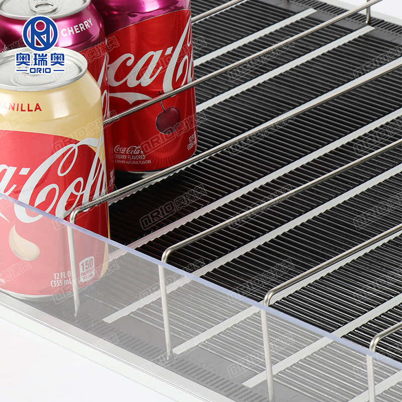 China Supermarket Stores Beverage Gravity Roller Glide Bottle Shelf ...