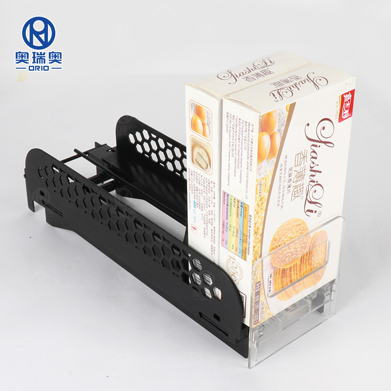 China High Bearing Custom Pusher Display Metal Shelf Pusher System ...