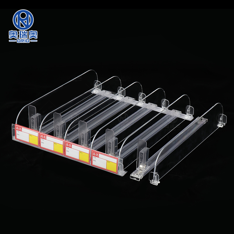 China Custom Spring Loaded Shelf Pusher Adjustable Supermarket Shelf ...