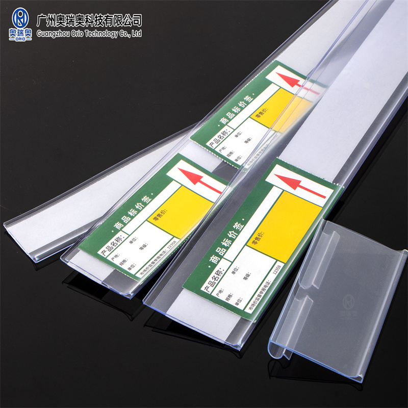 China OEM Manufacturer Supermarket Label Extrusion Profile PVC Plastic ...