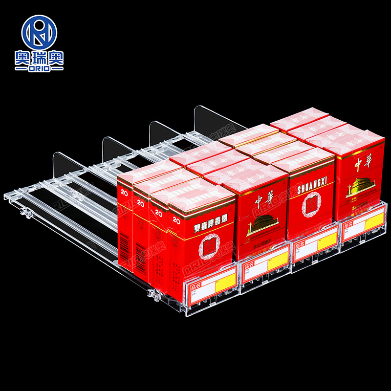 China Supermarket Acrylic Automatic Display Cigarette Shelf Pusher ...