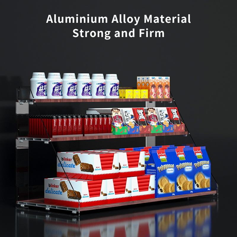 China Checkout counters plastic shelf dividers retail shelf display ...